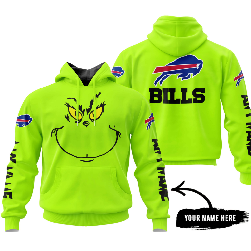 Buffalo Bills Limited Edition Hoodie Grinch - Tehody Store